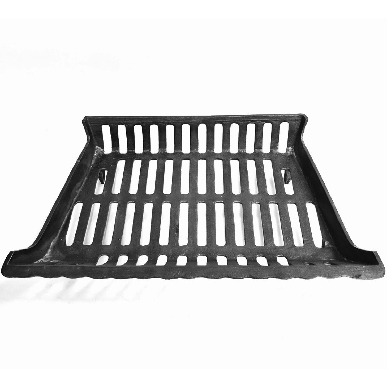 24" Cast Iron Freestanding Fire Grate | Heavy-Duty Inglenook Fire Basket