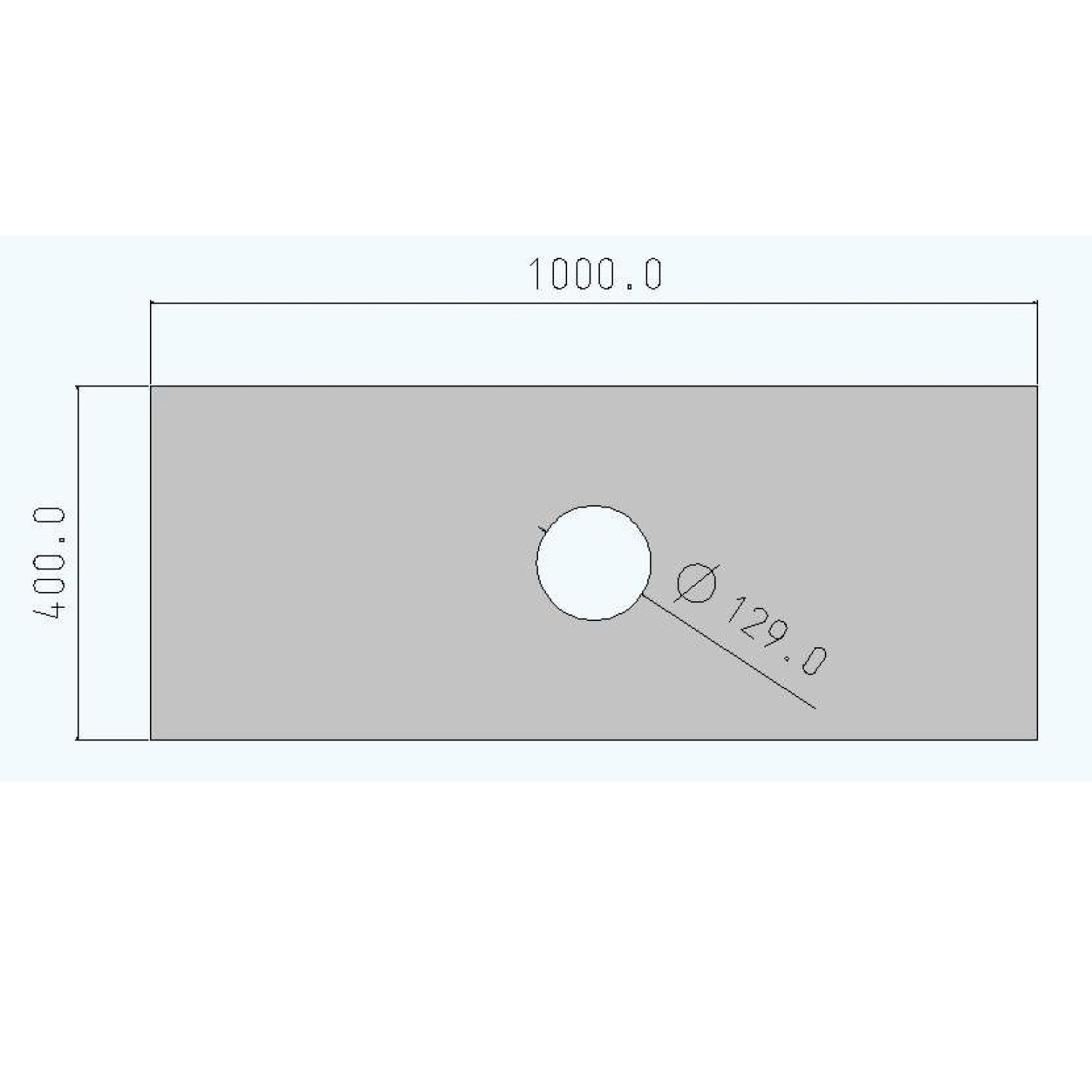 5'' Register Plate Kit inc Brackets - Galvanised