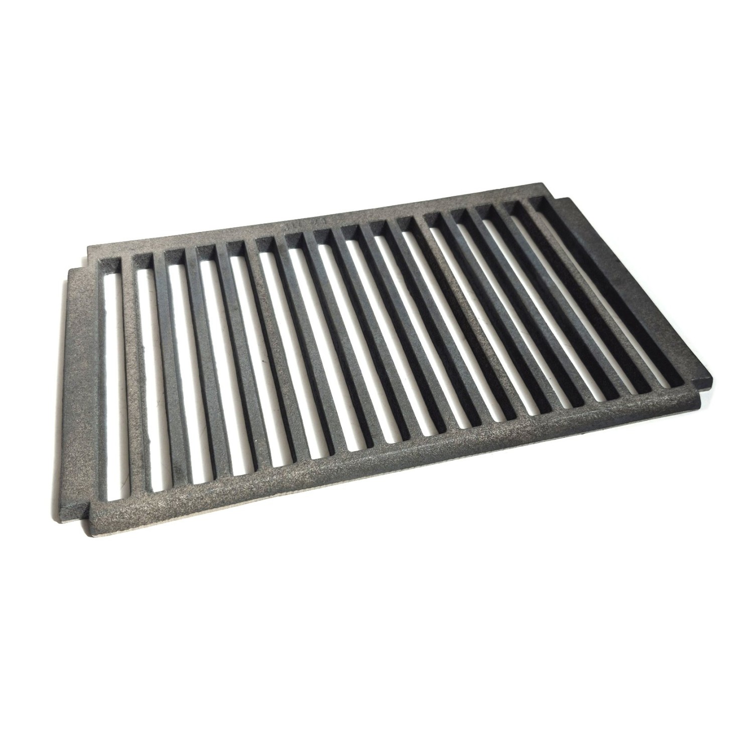 Large Dog Fire Grate 17.5'' Flat Fireplace Grate - Cast Iron