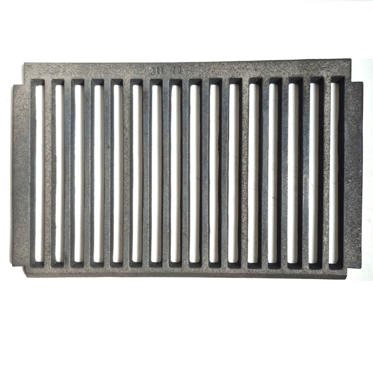Large Dog Fire Grate 17.5'' Flat Fireplace Grate - Cast Iron