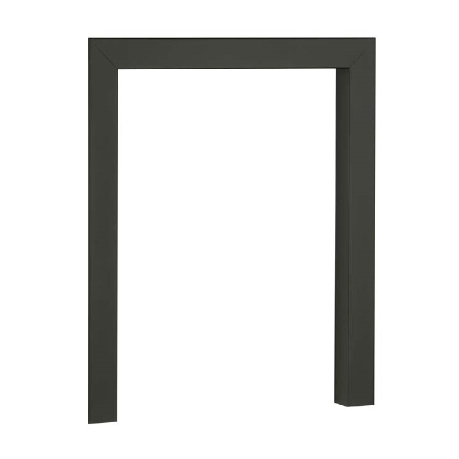 16'' Fire Trim 2'' Face 2'' Return - Matt Black