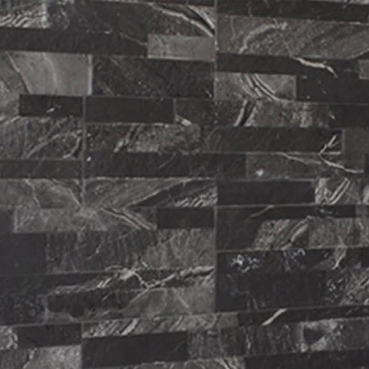 Platinum Fireplace Chamber Panels | Striking Dark Stone Stove Backdrop