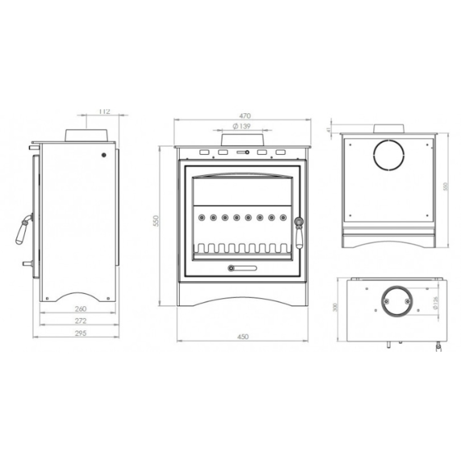 Helios Eco Max Compact Multi Fuel Stove Ecodesign