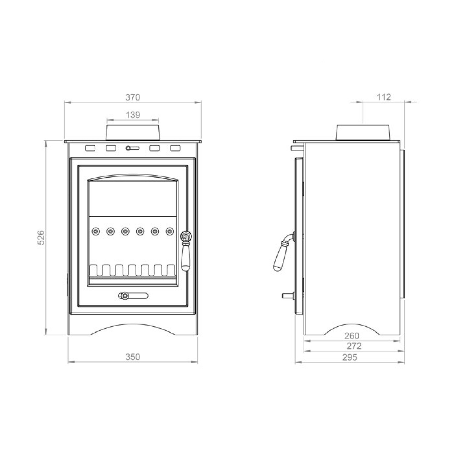 Helios 5 Compact Multi Fuel Stove Ecodesign