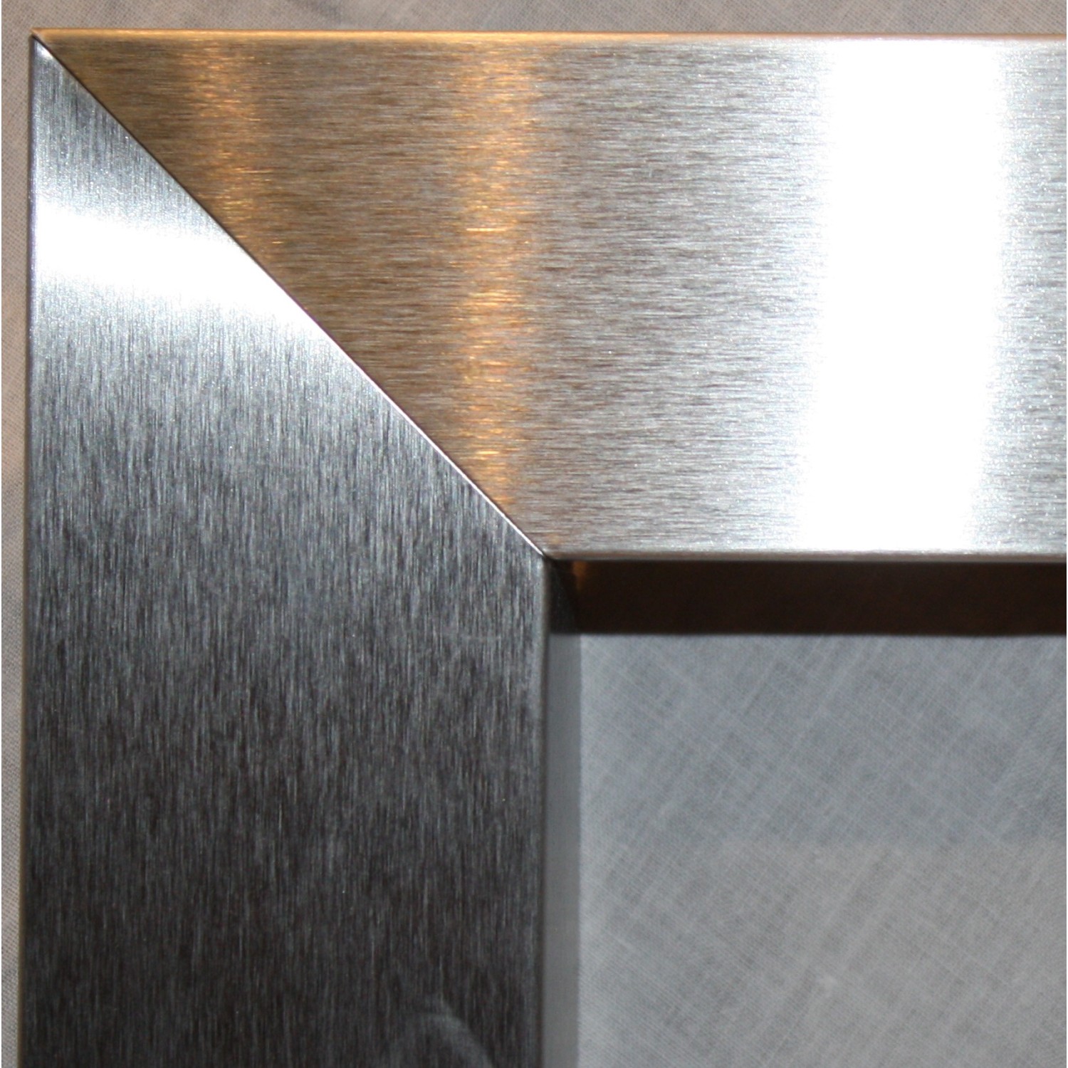 18'' Fire Trim 2'' Face 2'' Return - Brushed Stainless Steel