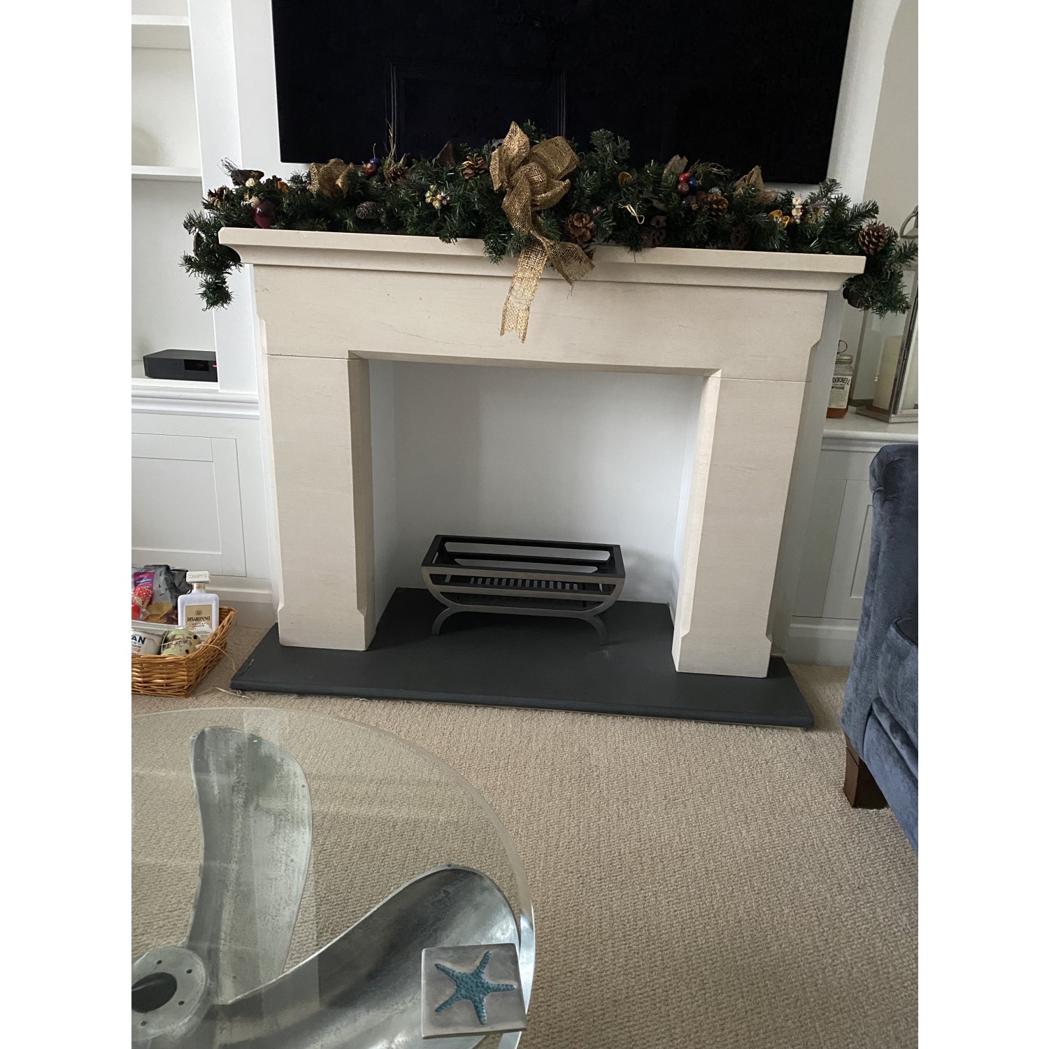 Made to Measure Tiled Fireplace Hearth - Custom Slate, Quarry ...