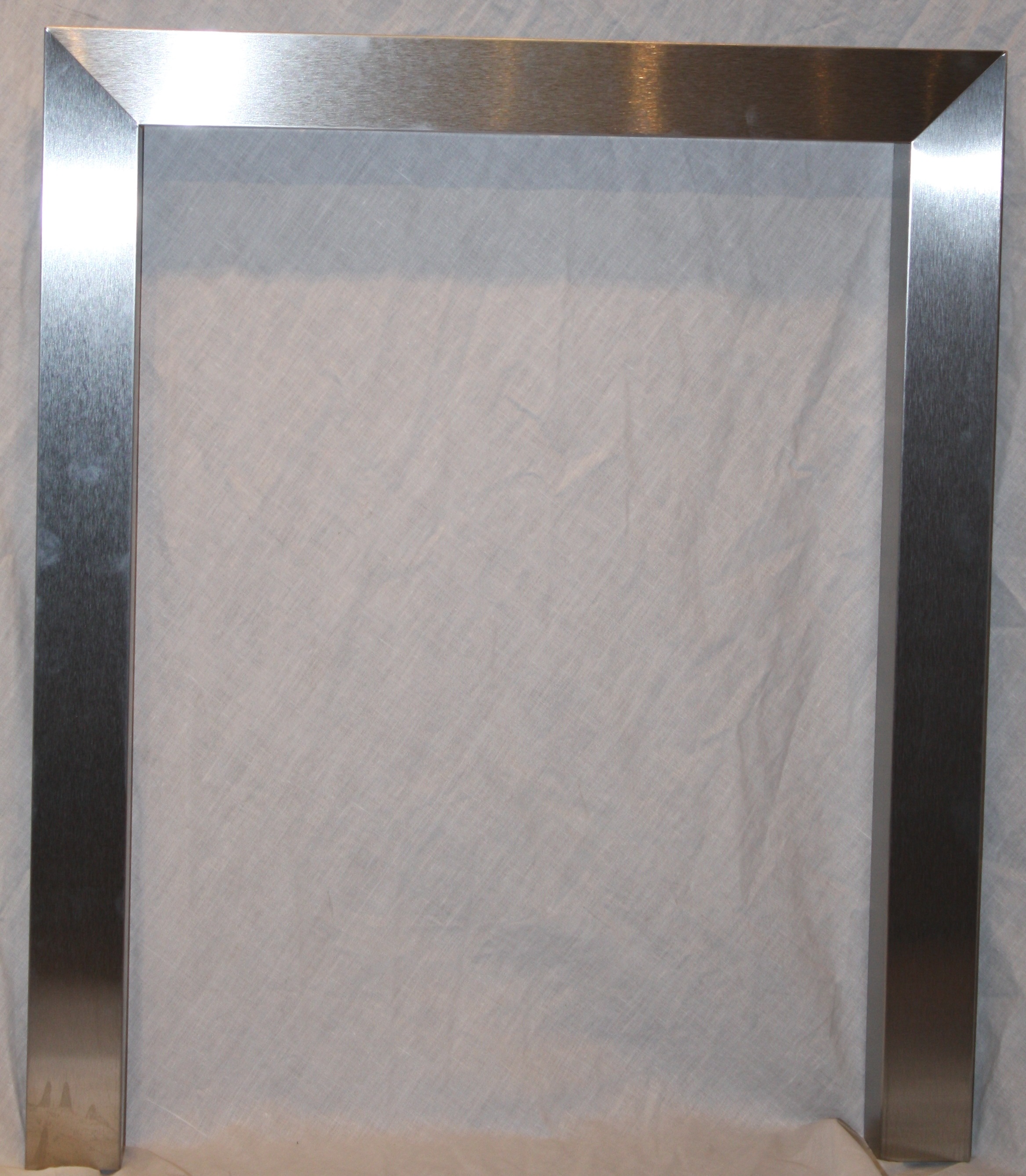 16'' Fire Trim 2'' Face 2'' Return - Brushed Stainless Steel ...